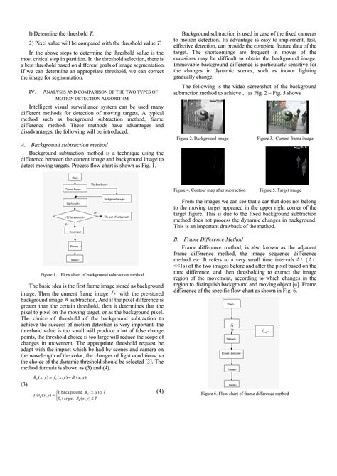 A Moving Target Detection Algorithm Based On Dynamic Background Pdf Photo Editing Software