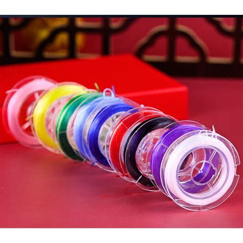 [10meters] Crystal Bracelet Diy Elastic String Nylon Stretchable Korean