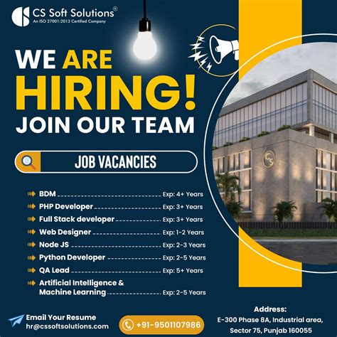 Cs Soft Solutions India Pvt Ltd On Linkedin Bdm Hiring Careeropportunities Webdevelopment