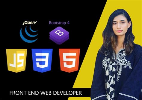 Your Front End Developer Using Html Css Bootstrap Js By Ritha1234 Fiverr
