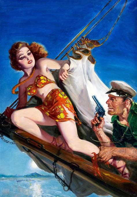 Pin Cover Art For Spicy Adventure Pulp Magazine For October 1941