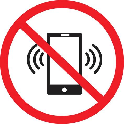 Mobile Phone Prohibited Vector Art Icons And Graphics For Free Download