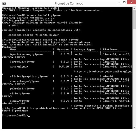 Run Sen2cor Error No Module Named Glymur” Sen2cor Step Forum