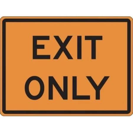 Accuform Exit Sign High Intensity Reflective Aluminum In W In H FRK HP Zoro