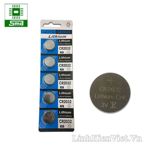 Pin CR2032 (Loại Thường - Có Vỉ) – Linh kiện điện tử SMD