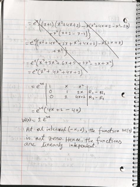 linear algebra homework scanned pdf