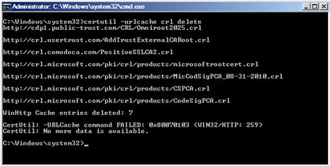Foutmelding Revocation Check Failed