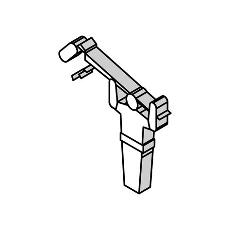 Sound Recoding Video Production Isometric Icon Vector Illustration
