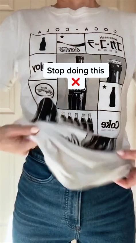 Fashion Hack For Your T Shirt Shirt Hacks T Shirt Hacks Long Tee Shirts