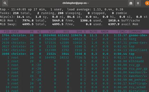 8个linux进程管理命令详解及示例（二）：用top命令对系统资源和进程快速查看 linux任务管理器命令 csdn博客