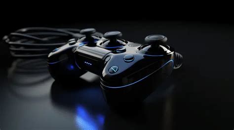 플레이스테이션 프로 글로잉 컨트롤러 Ps5 컨트롤러 사진 배경 일러스트 및 사진 무료 다운로드 Pngtree