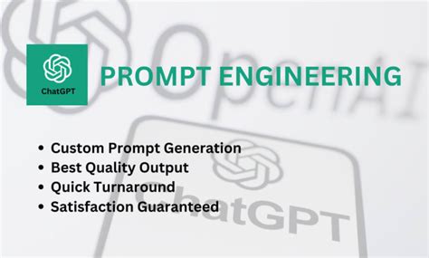 Do prompt engineering on chatgpt for you by Agni17 | Fiverr