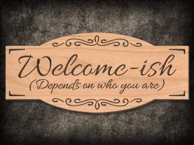 Scroll Saw Welcome Pattern