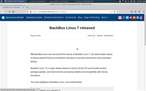 BackBox Linux Released OpenSourceFeed