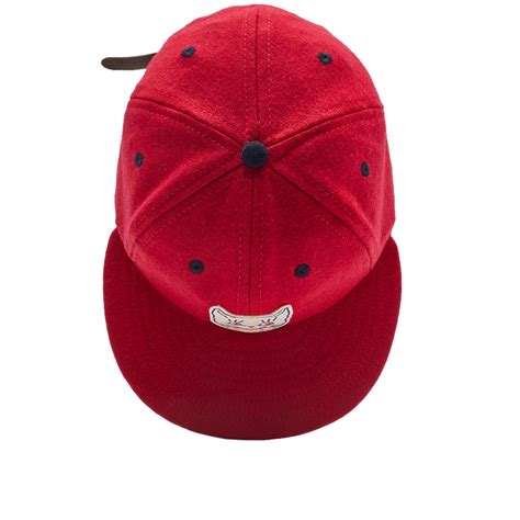 Ebbets Field Flannels Kansas City Katz Cap Red End Gb