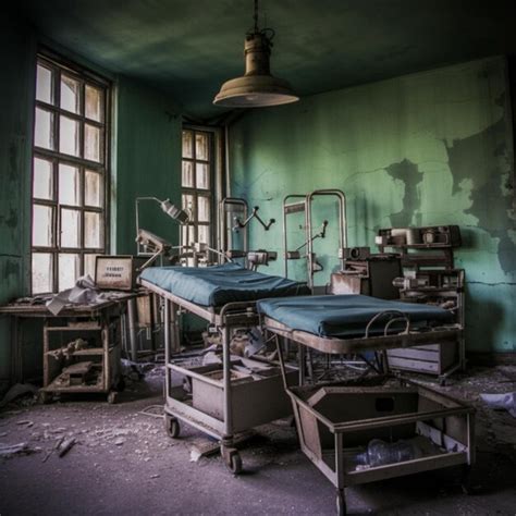 Premium Photo There Are Many Beds In A Room With A Lot Of Windows Generative Ai