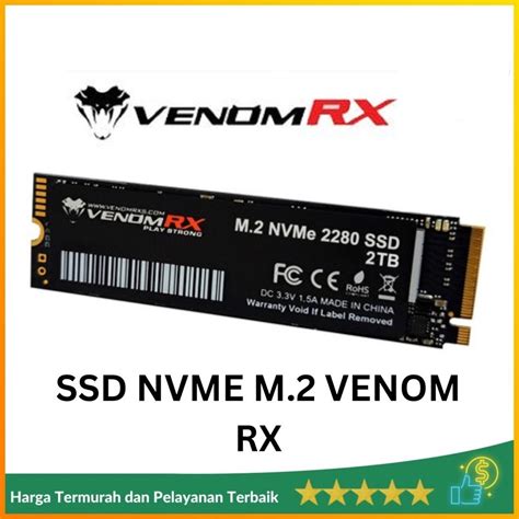 Jual Ssd M Pcie Nvme Gen X Tb Venomrx Venom Rx Shopee Indonesia