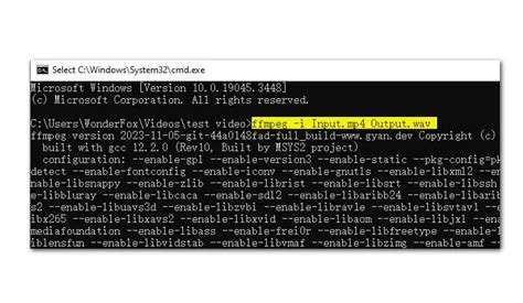 Tutorial How To Convert MP To WAV Using FFmpeg
