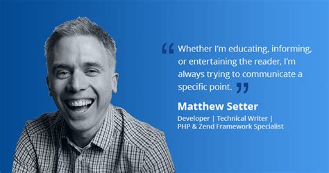 Interview With Matthew Setter