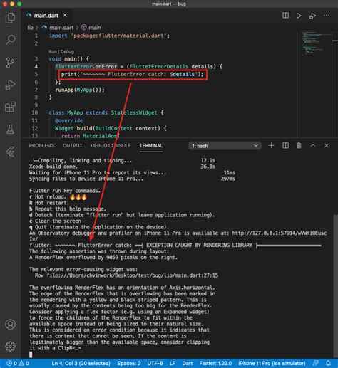 `fluttererroronerror` Is Not Called When Framework Throws An Error