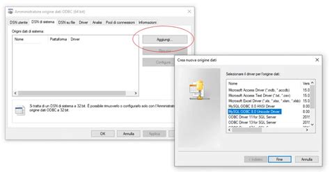 come creare un linked server tra sql server e mysql