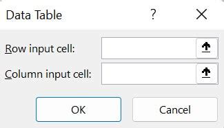 Data Table In Excel