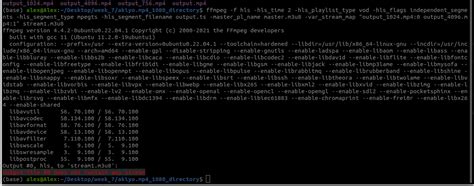 Command Line Creating HLS Playlists M U Using FFmpeg Ask Ubuntu