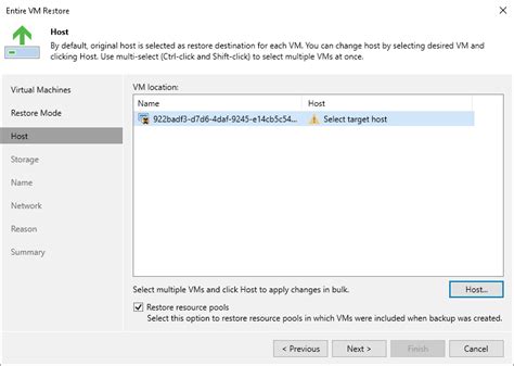 Step 4 Specify Target Host Veeam Plug In For Proxmox VE