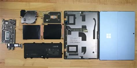 surface 9 pro 분해를 통해 2023년 모듈식 부품 및 microsoft 수리 계획 공개 4pmtech