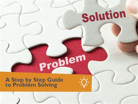 A Step By Step Guide To Problem Solving Online Course Expert Lms