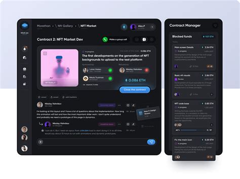 Crypto Task Manager Dashboard Ui On Behance