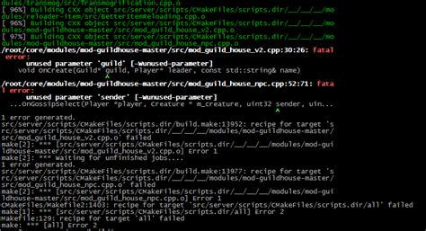 Error Compile · Issue 10 · Azerothcoremod Guildhouse · Github