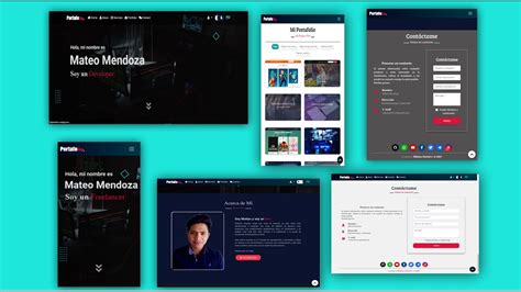 Portafolio Website Html Css Y Javascript Youtube