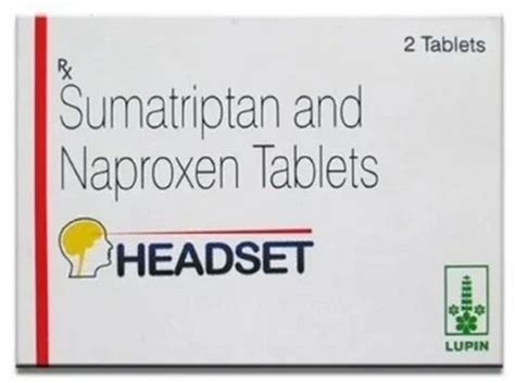 Sumatriptan Headset Tablets At ₹ 50stripe Nagpur Id 2852882286497