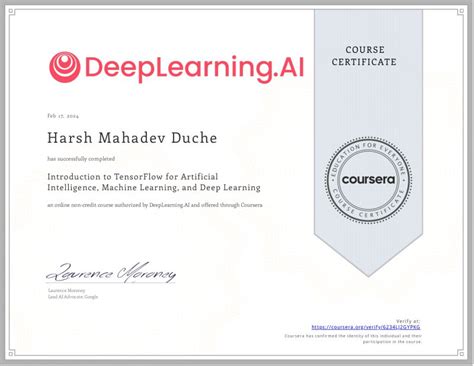 Harsh Duche On Linkedin Tensorflow Ai Machinelearning Deeplearning
