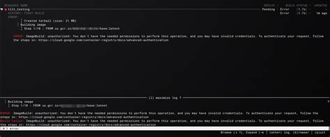 can t build images from private gcr repository · issue 1076 · tilt dev