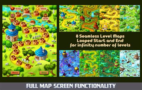 Forest Match 3 Unity Game Template By MasterKey Codester