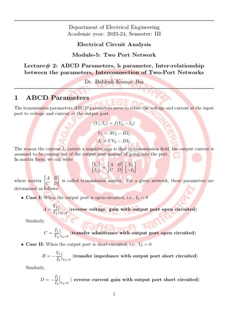Eca Lecture 12 Module 5 Pdf Electromagnetism Telecommunications Engineering