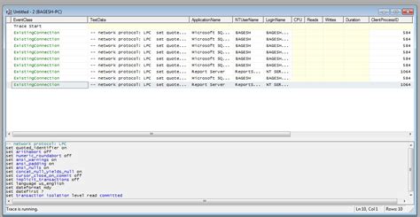 Microsoft Business Intelligence Sql Server Profiler