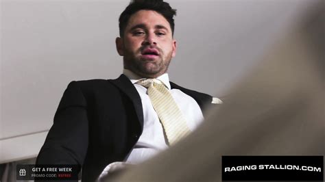 Suited Latino Stranger Dicks Down Hairy Hunk Beau Butler Sir Peter