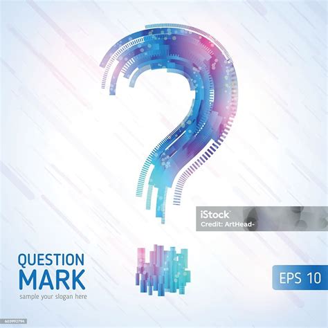 Abstract Question Mark Stock Illustration Download Image Now Abstract Beauty Bright Istock