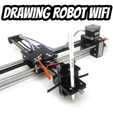jual drawing robot wifi esp32 plotter pen drawbot diy cnc arduino size