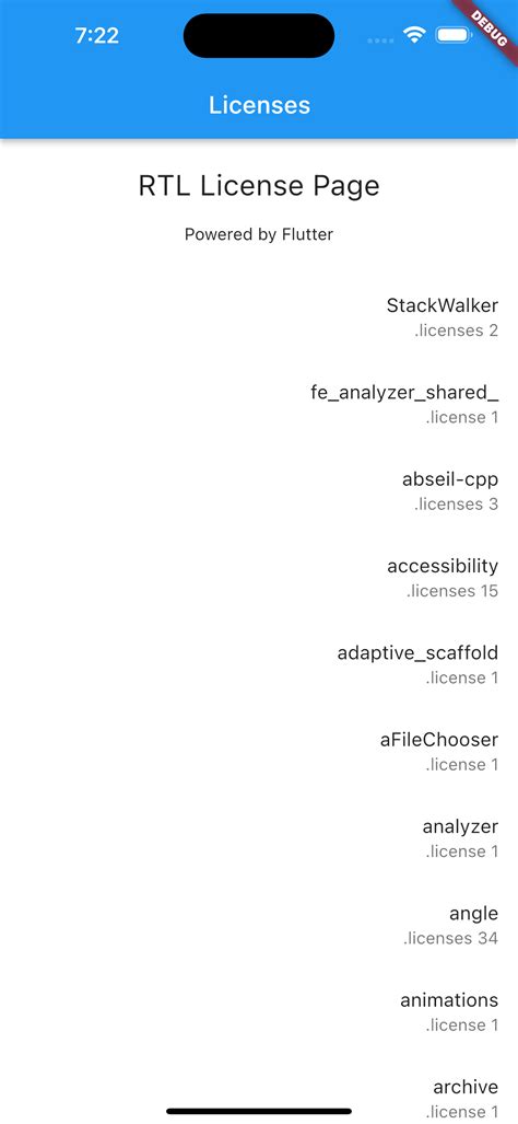 License List Position Has Bug In Rtl Lateral Licensepage · Issue