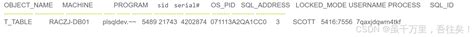oracle锁表确认及解除锁表（表级锁，行级锁都可以使用此方法） oracle锁表和解锁方法 csdn博客