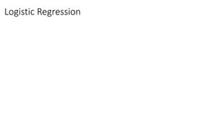 Lecture AI And Deep Learning Logistic Regression Theory PPTX Artificial Intelligence