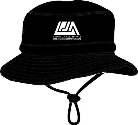 Desain Topi Klien Design Mockup Topi Outdoor Lembaga Partisipasi Pembangunan Masyarakat