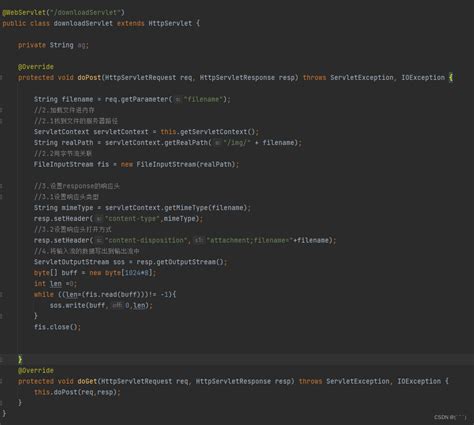 Java学习总结：文件下载案例 Csdn博客