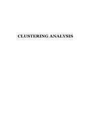 CLUSTERING ANALYSIS State Wise Health Pdf CLUSTERING ANALYSIS Problem Clustering The