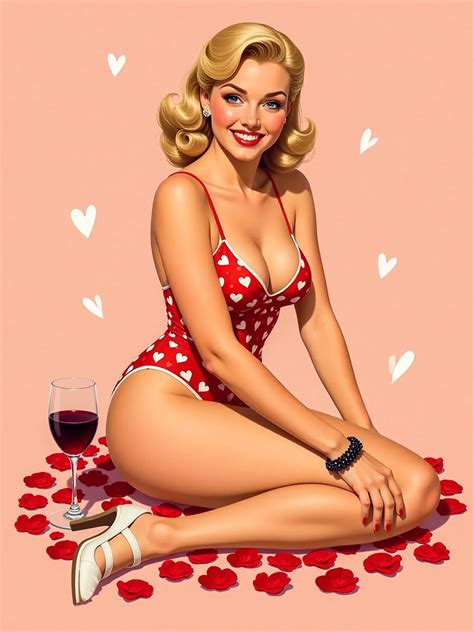 How To Turn Yourself Into A Pinup Girl Using Custom Art Pinup Portrait