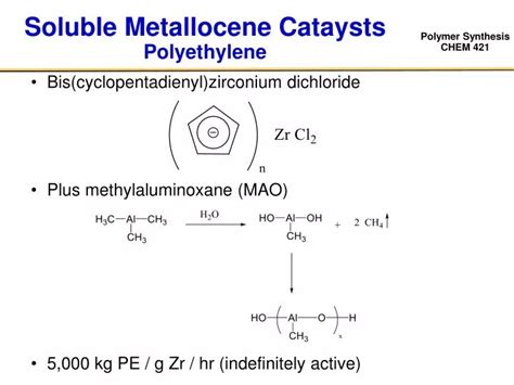 Ppt Soluble Metallocene Cataysts Polyethylene Powerpoint Presentation Id 592902